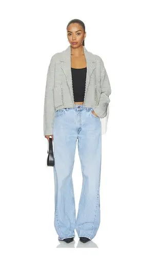 UNDERSTATED LEATHER Cropped Rodeo Robe In . Also