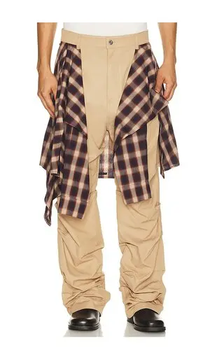 We11Done Shirt Wrapped Pants In . Also - Brown
