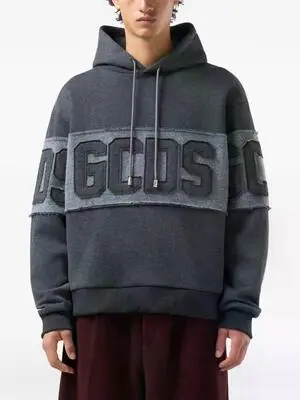 Gcds Logo-patch Drawstring Hoodie