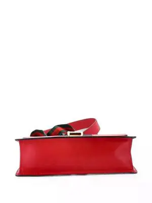 Gucci Sylvie Leather Small Shoulder Bag - Red
