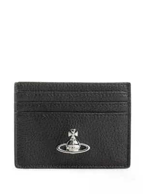 VIVIENNE WESTWOOD Orb-plaque Card Holder - Black