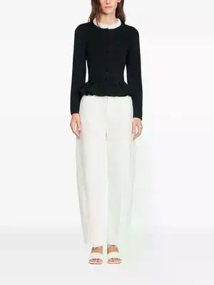 Sandro Victorian Collar Cardigan