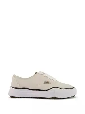 Mihara Yasuhiro Baker Og Sole Suede Low-top Sneakers - Neutrals