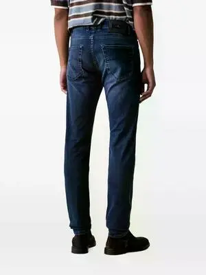 Paul & Shark Logo-patch Whiskered Jeans