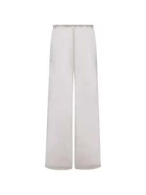 RÓHE Satin Palazzo Pants - Neutrals