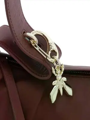 Patrizia Pepe Logo-plaque Leather Shoulder Bag