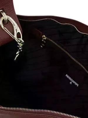 Patrizia Pepe Logo-plaque Leather Shoulder Bag