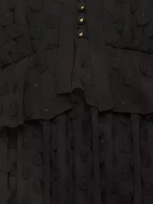 Zimmermann Polka-dot Ruffled Midi Dress