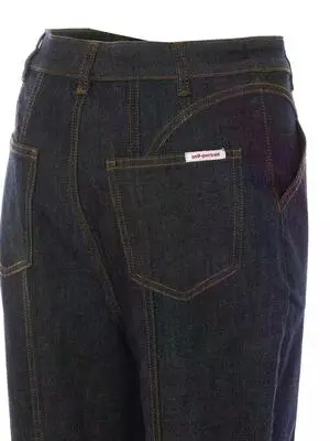 Self-portrait Logo Jeans For Women