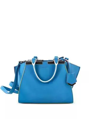 Fendi 3jours Bag Leather Mini Crossbody Bag - Blue