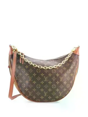 LOUIS VUITTON Loop Reverse Monogram Canvas Hobo Bag - Brown