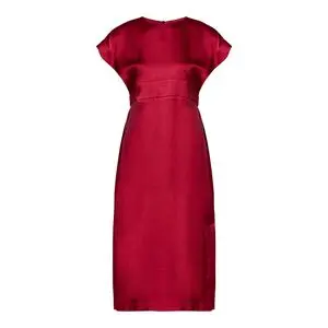 HELEN MCALINDEN Shiv Ruby Satin Dress