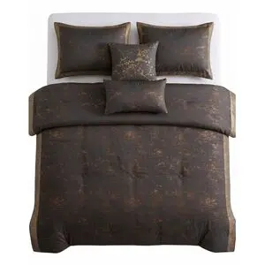 PURE PARIMA Bebejan Texture Jacquard Comforter Set - Grey