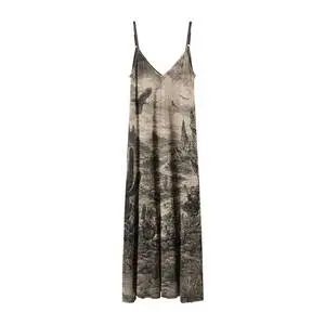 ALOHA FROM DEER Desert Howl Maxi Dress - Grey
