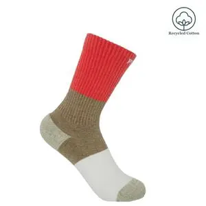 PEPER HAROW - MADE IN ENGLAND Recycled Sport Socks Coral - Orange