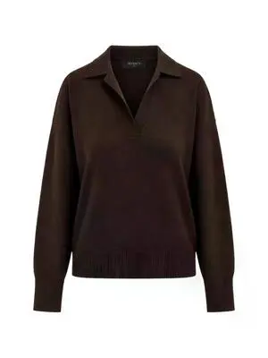 Seventy Spread-collar Sweater - Brown