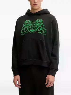 PUMA X Ripndip Graphic-print Hoodie - Black