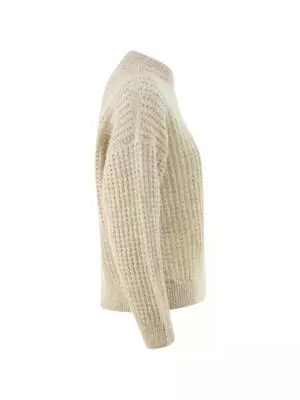 Peserico Waffle-knit Sequin-embellished Cardigan