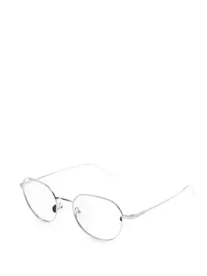Saint Laurent Geometric-frame Glasses - Silver