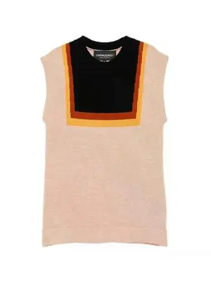 Cynthia Rowley Colour-block Sleeveless Sweater - Neutrals