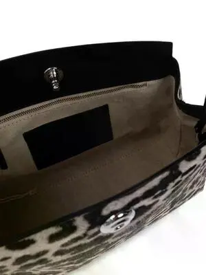 LIFFNER Pushlock Leopard-print Shoulder Bag