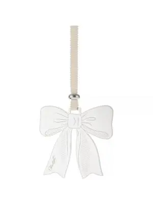 Christofle Sous Le Sapin Bow Ornament - Silver