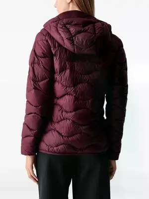 PEAK PERFORMANCE Helium Quilted Hooded Jacket - Red