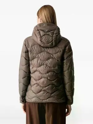 PEAK PERFORMANCE Helium Quilted Hooded Jacket - Brown
