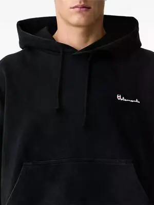 Vetements Logo-embroidered Cropped Hoodie