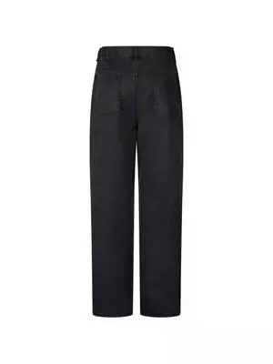 STUDIO TOMBOY Herringbone-pattern Straight-leg Jeans