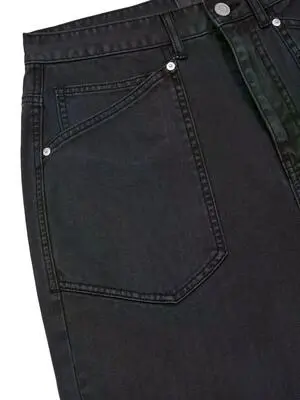 STUDIO TOMBOY Herringbone-pattern Straight-leg Jeans