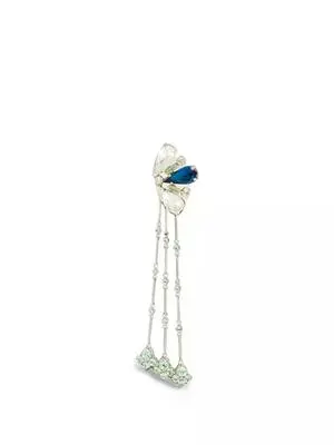 Rabanne Crystal-embellished Drop Earrings - Silver