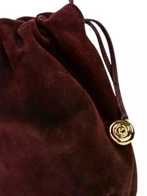 LIFFNER Charm Pouch Suede Shoulder Bag