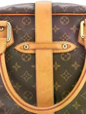 LOUIS VUITTON Manhattan Handbag Monogram Canvas Gm Satchel