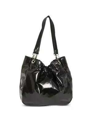 JACK GOMME Cara Light Aqua Shoulder Bag - Black