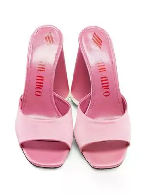 Attico Devon Block-heel Sandals - Pink