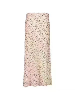 Rabanne Flower-embroidered Sequinned Midi Skirt