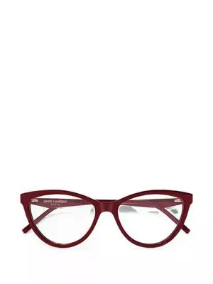 Saint Laurent Cat-eye Frame Glasses - Red
