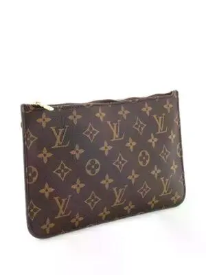 LOUIS VUITTON Neverfull Pochette Monogram Canvas Large Pouch