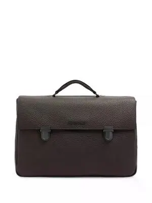 PIQUADRO Logo-plaque Briefcase - Brown
