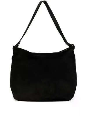 Guidi Leather Shoulder Bag - Black