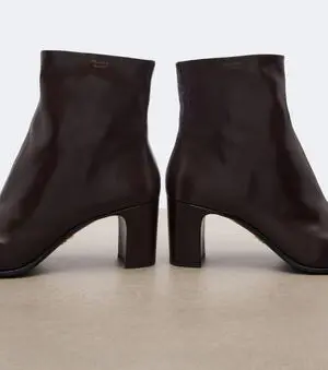 Prada Leather Ankle Boots