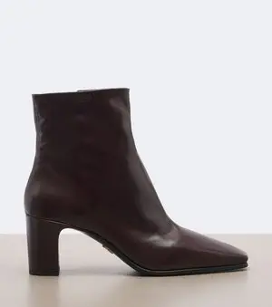 Prada Leather Ankle Boots