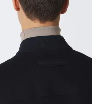 Zegna Cashmere Bomber Jacket