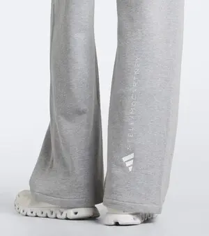 Adidas By Stella McCartney Cotton Jersey Sweatpants