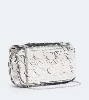Rabanne Sparkle Mini Sequined Shoulder Bag