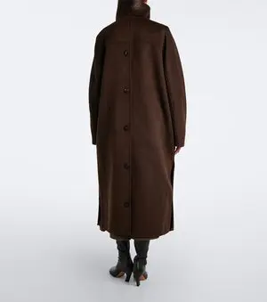LISA YANG Double-breasted Wool And Cashmere Coat