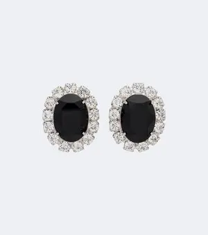 JENNIFER BEHR Diana Embellished Earrings - Silver