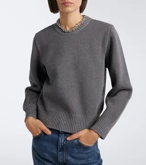 TOTEME Wool And Cotton Sweater
