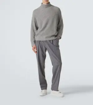 Gabriela Hearst Arthur Wool And Cashmere Straight Pants
